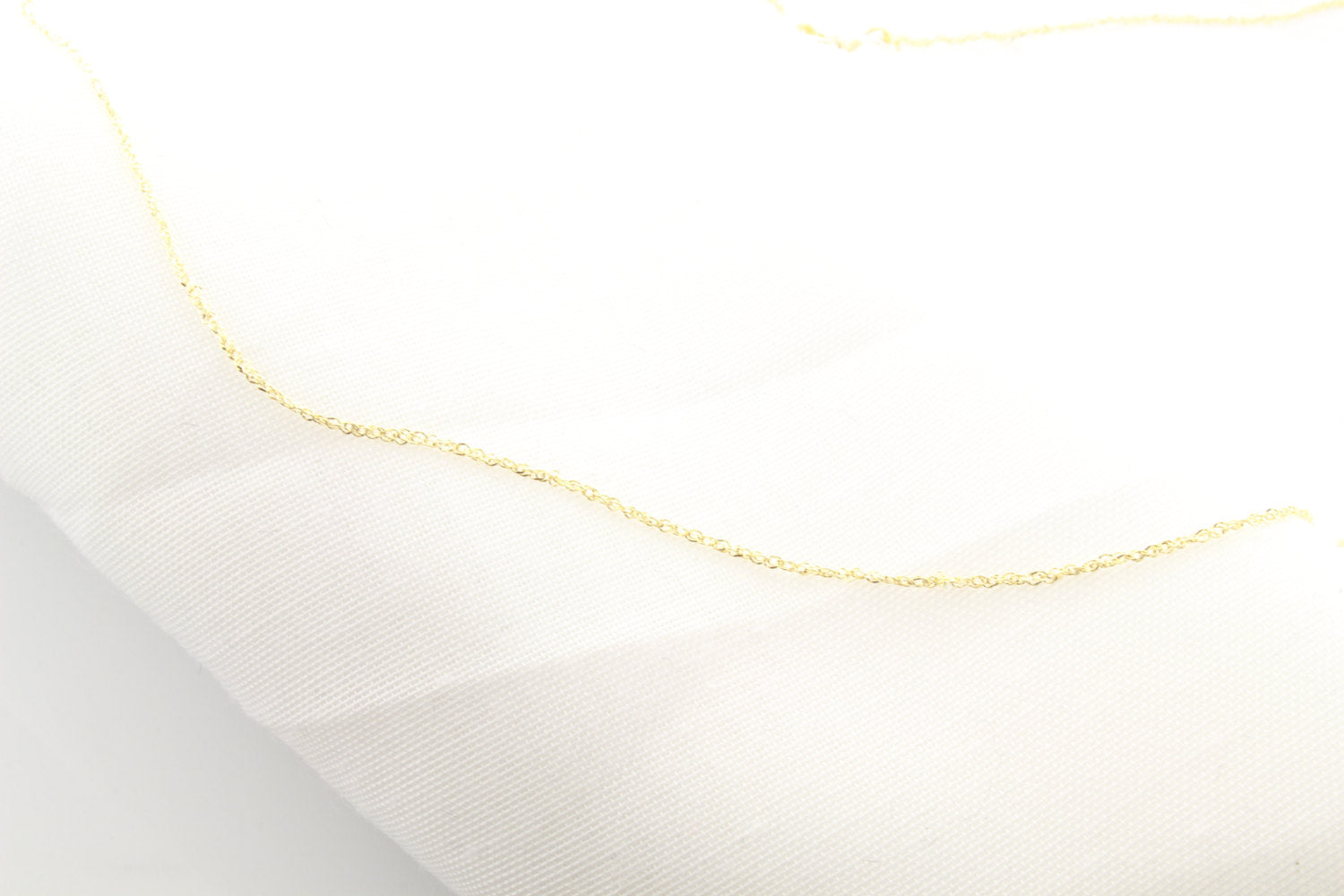 14K Gold Delicate Sparkle Chain Necklace – BrookeMicheleDesigns